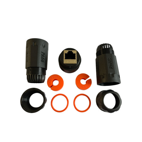 Коннектор OPL-RJ45-RJ45-Cat.6A-8p8c-screen IP68